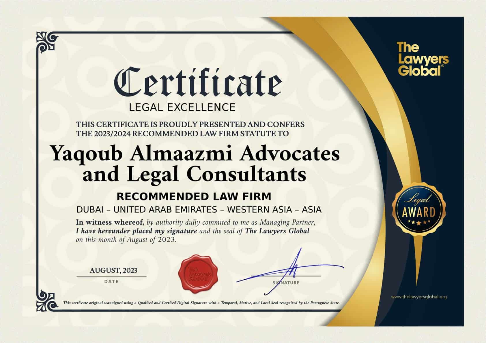 #1 Lawyers in Dubai, UAE | Lawyer Services in Dubai | Al Mazmy
